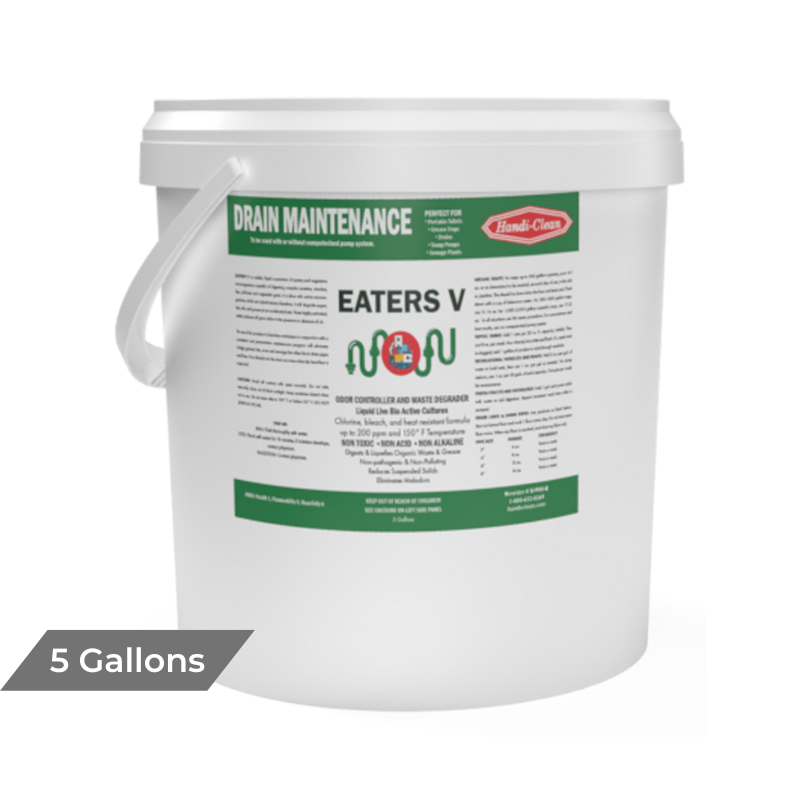 Eaters V Live Bio-Active Cultures (5 gl pl) | Handi-Clean