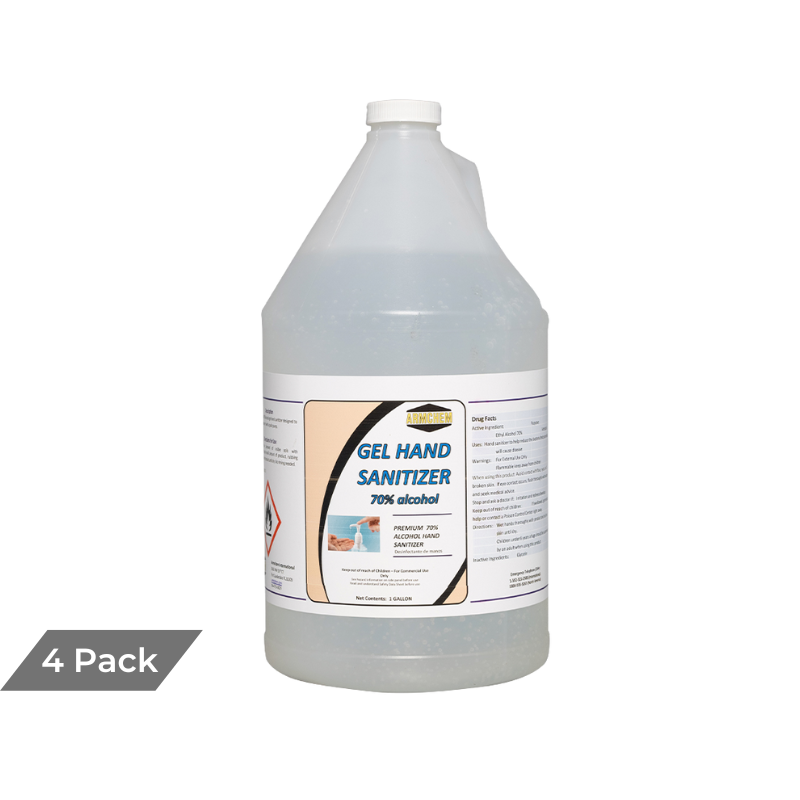Handi Sanitizer - Gel - 70% Alcohol (4 -1 Gallons / Case)