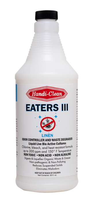 EATERS III (LINEN) ODOR CONTROLLER & WASTE DEGRADER | Handi-Clean